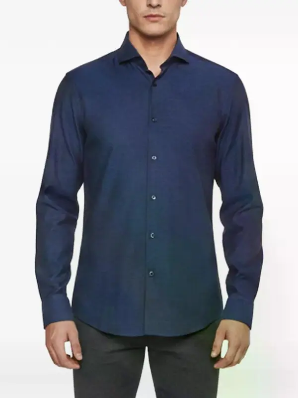 BOSS Slim-fit Button-up Shirt - Blue