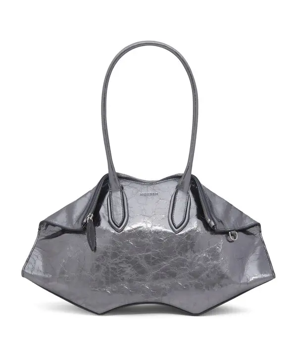 Alexander McQueen Metallic Leather Top-handle Bag