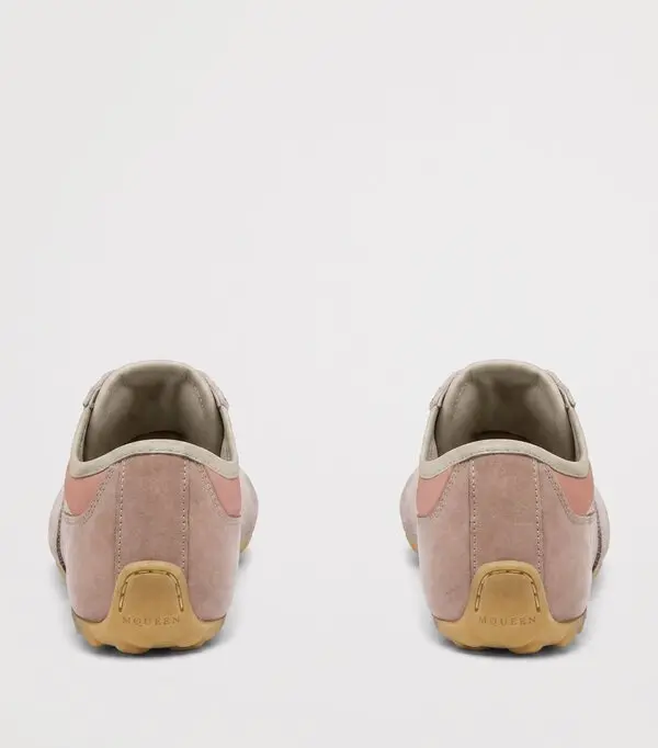 Alexander McQueen Suede Boxe Sneakers - Brown