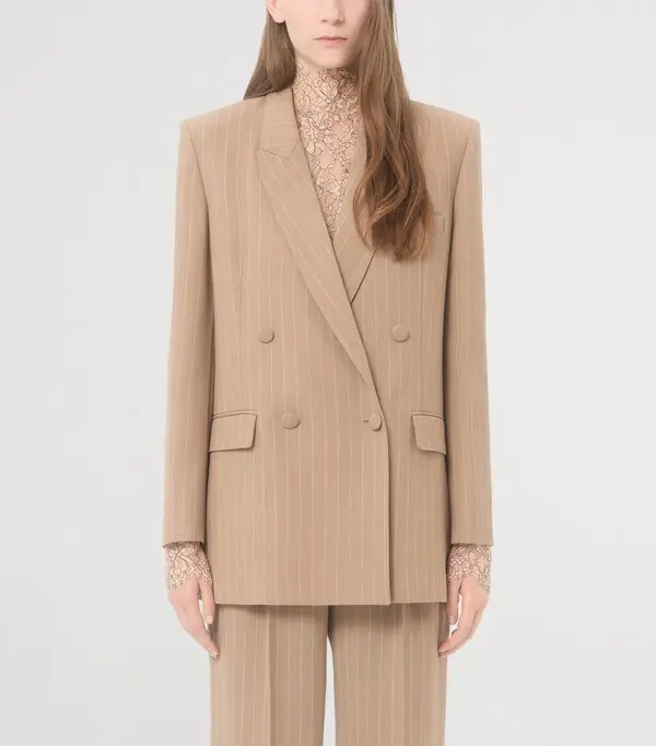 Valentino Garavani Virgin Wool Pinstripe Blazer