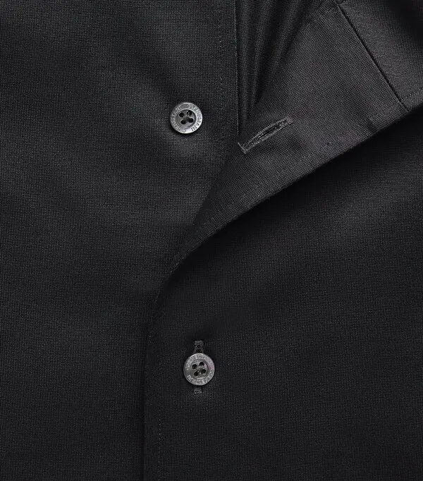 Corneliani Cotton Jersey Shirt - Black
