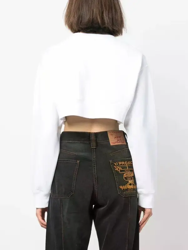Dsquared2 Logo-print Cropped Sweatshirt