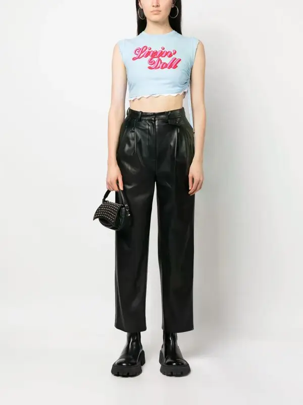 Dsquared2 Cropped T-shirt With Logo Print