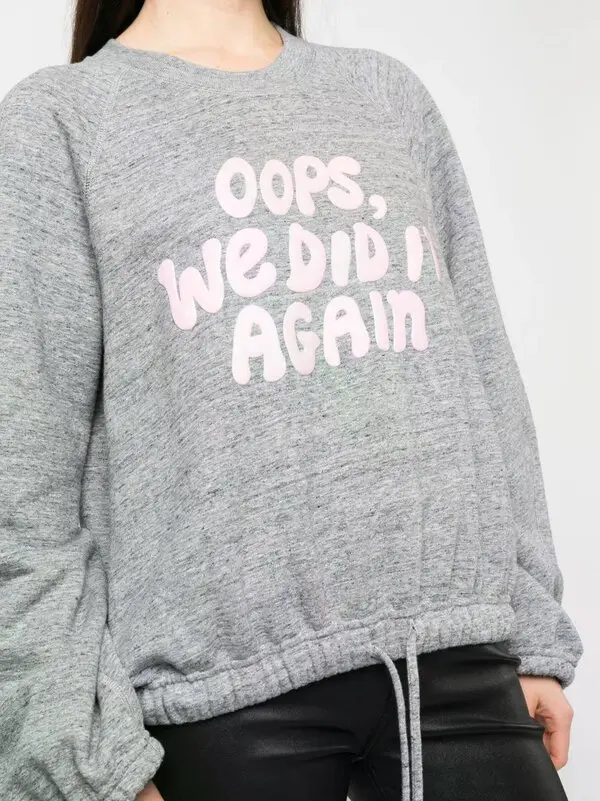 Dsquared2 Slogan Print Long Sleeve Sweatshirt
