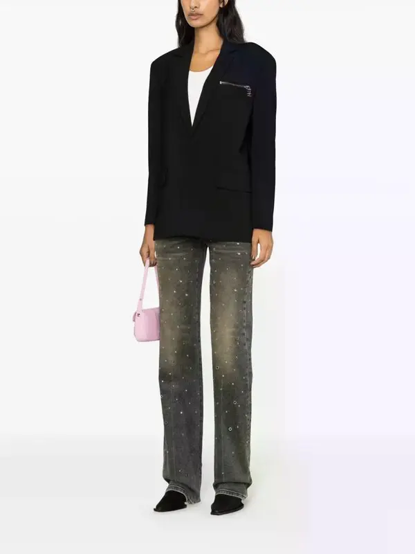 Dsquared2 Logo Charm Single-breasted Blazer