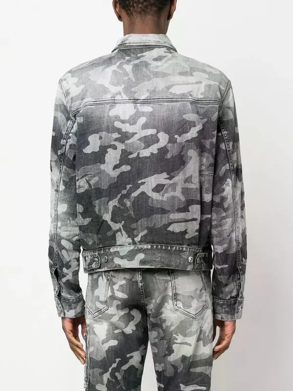 Dsquared2 Camouflage-pattern Denim Jacket