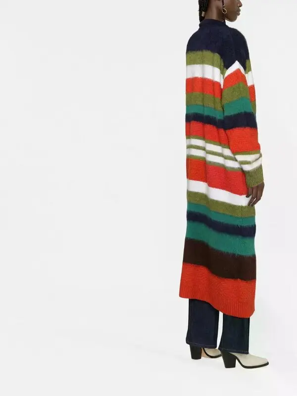 Dsquared2 Striped Knitted Maxi Dress