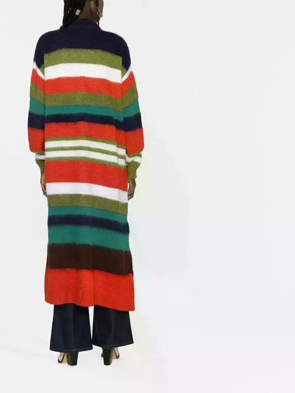 Dsquared2 Striped Knitted Maxi Dress
