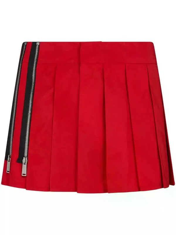 Dsquared2 Pressed Crease Zip Detail Skirt