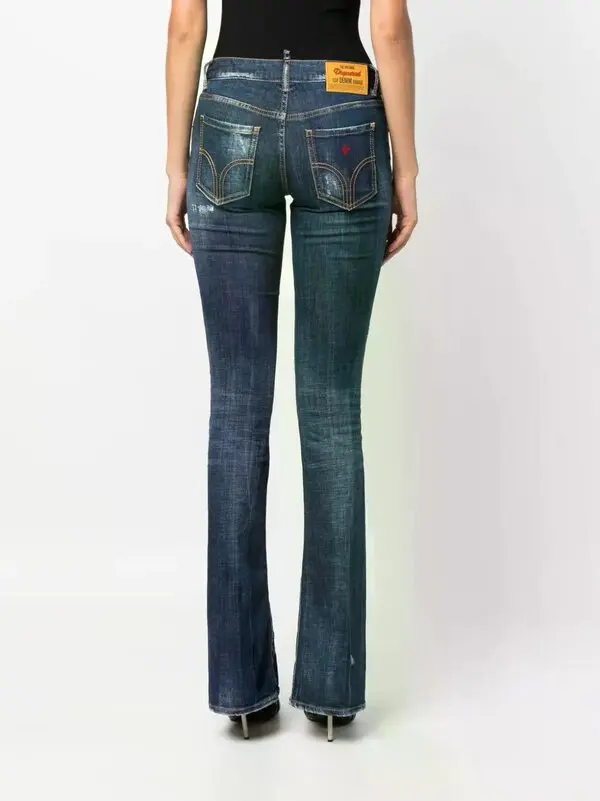Dsquared2 Low-rise Bootcut Jeans