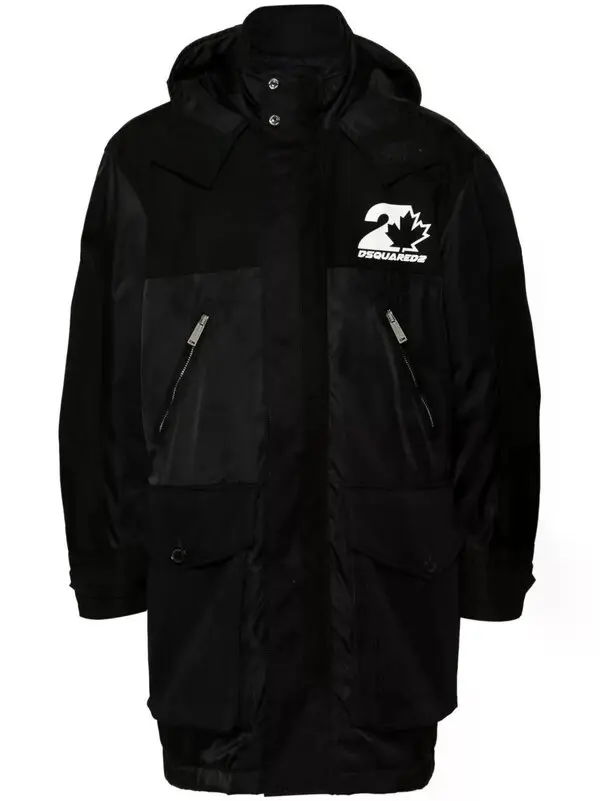 Dsquared2 Leaf Hooded Parka
