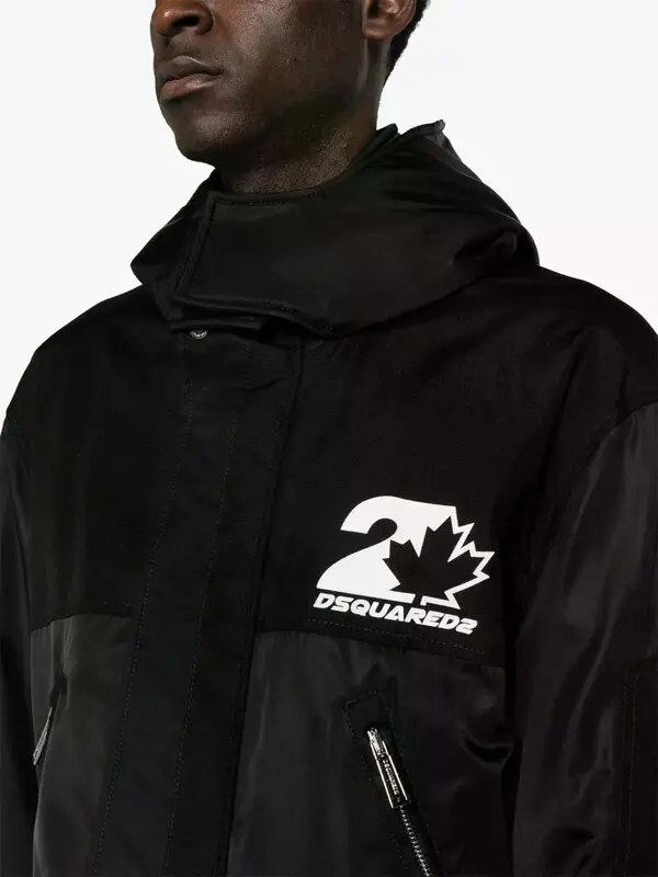 Dsquared2 Leaf Hooded Parka
