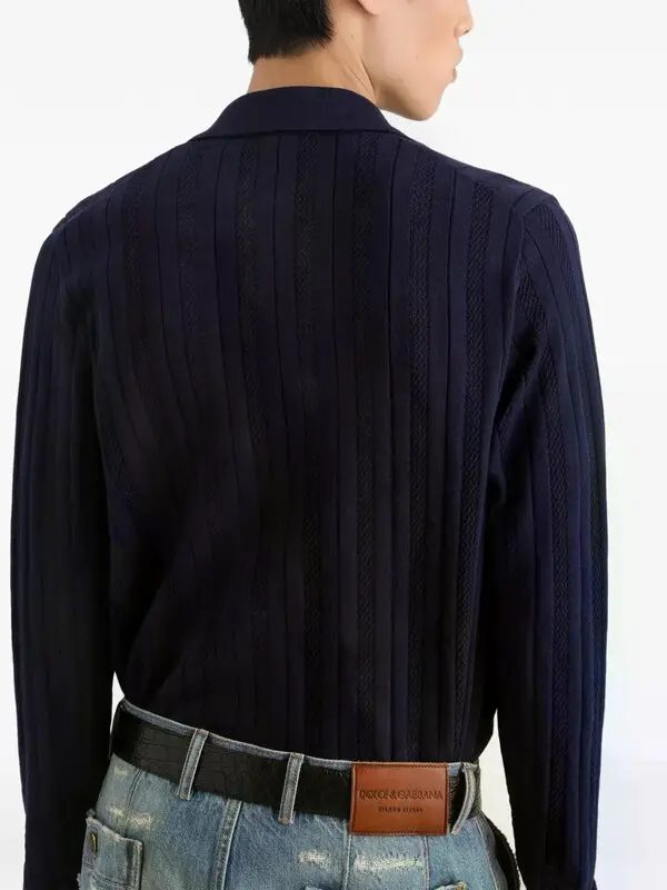 Dolce & Gabbana Openwork Cotton Cardigan
