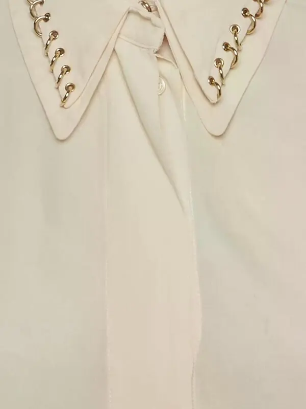 Elisabetta Franchi Shirt With Embellished Collar