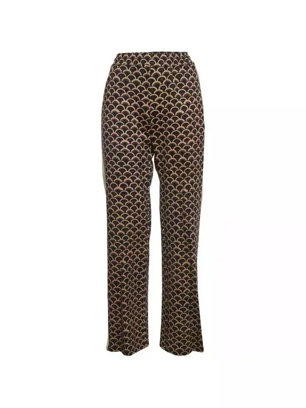Valentino Garavani Scallop Print Track Pants - Black