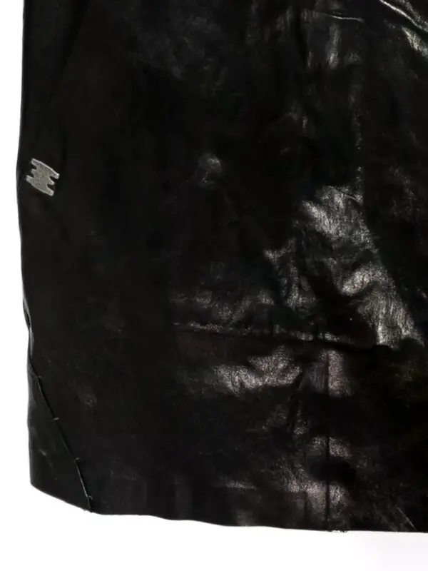 ISAAC SELLAM EXPERIENCE Epaulee Neo Leather Jacket