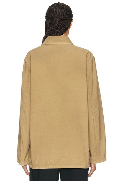 THE ROW Baeza Jacket - Sandy Buff