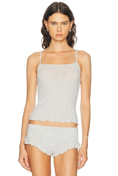 NEGATIVE UNDERWEAR Whipped Cami Top - Cloud