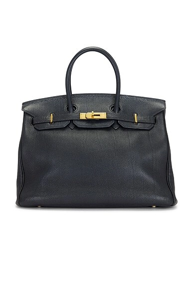 Hermès Togo Birkin 35 Retourne Handbag - Noir
