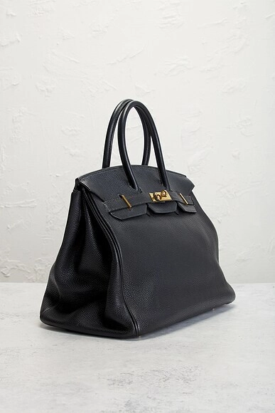 Hermès Togo Birkin 35 Retourne Handbag - Noir