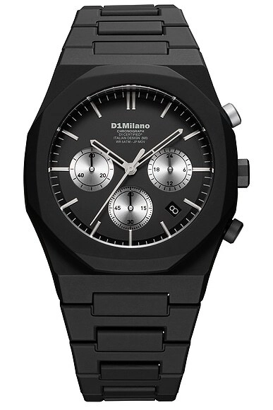 D1 MILANO Polychrono 40.5mm Watch - Black
