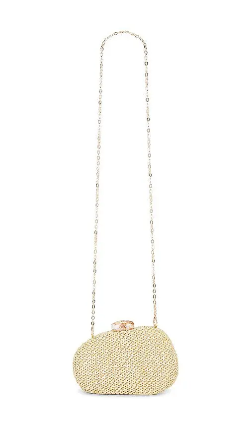 Dolce Vita Dionne Raffia Box Clutch