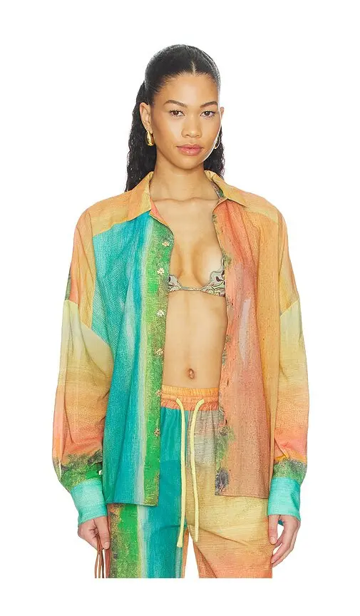 DONDE ESTEBAN Formentera Cotton Voile Shirt