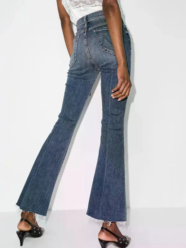 MOTHER The Weekender Flared Jeans - Blue