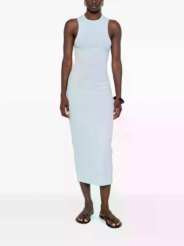 Wardrobe.NYC Ribbed Crewneck Midi Dress