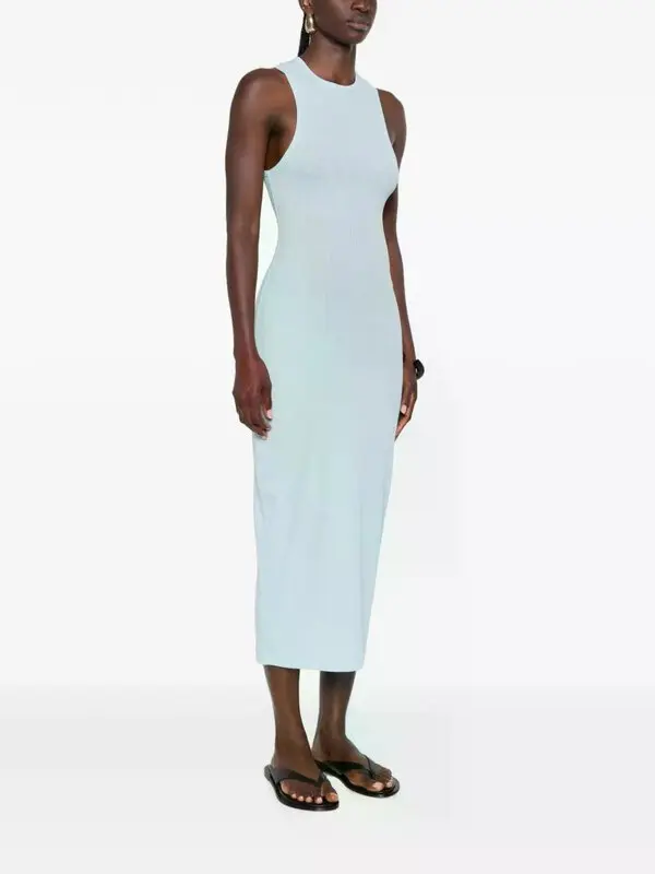Wardrobe.NYC Ribbed Crewneck Midi Dress