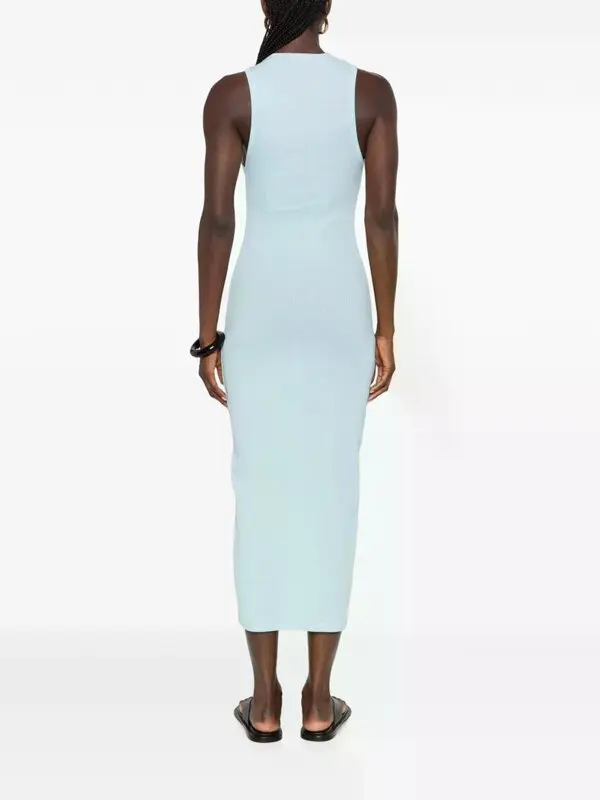 Wardrobe.NYC Ribbed Crewneck Midi Dress