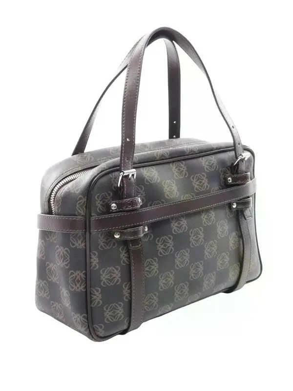 Loewe Anagram Coated Canvas Handbag - Grey
