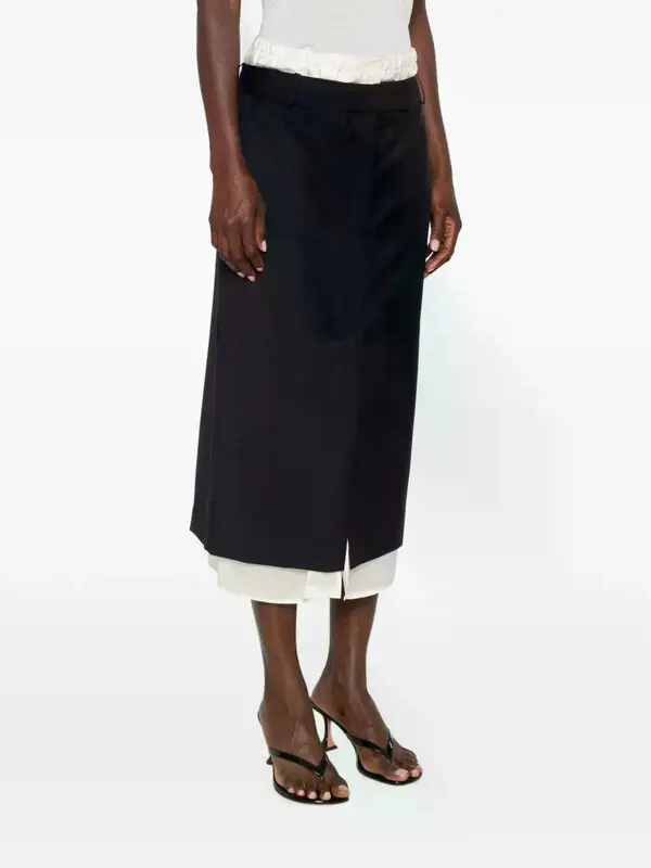 RÓHE Layered Boxer Detail Skirt