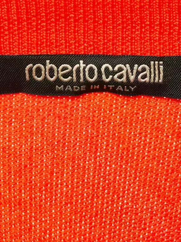 Roberto Cavalli Geometric Jacquard Knit Sweater