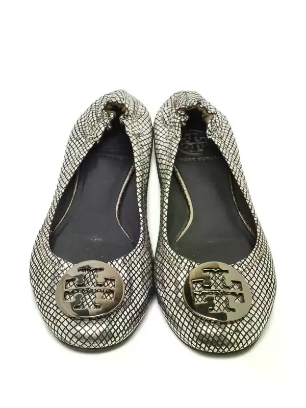 Tory Burch Reva Logo Medallion Ballet Flats
