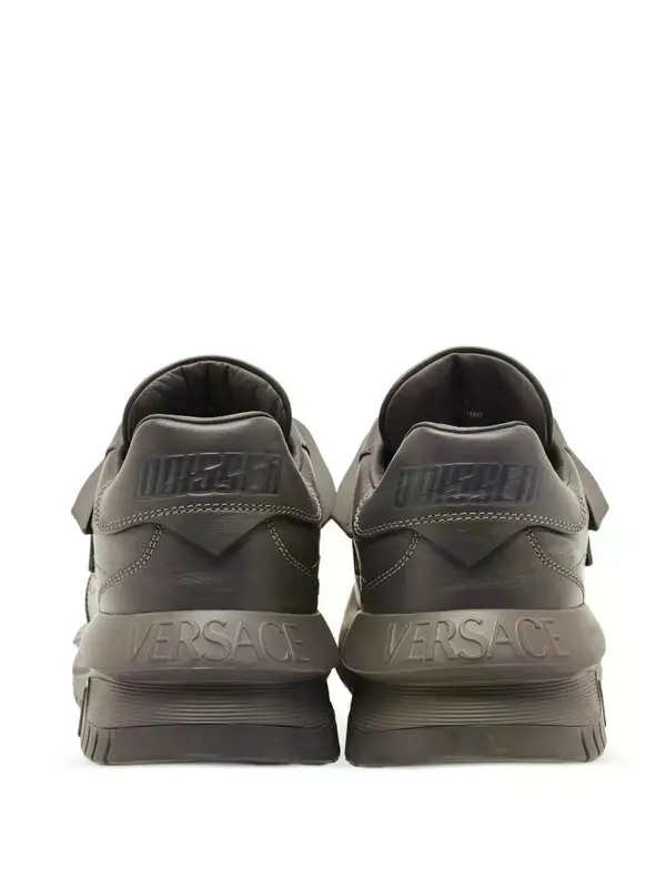 Versace Odissea Medusa-motif Leather Sneakers