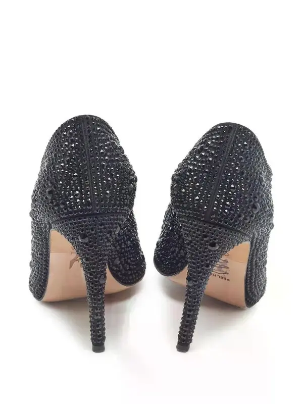GINA Crystal Embellished Open-toe High Stiletto Sandals