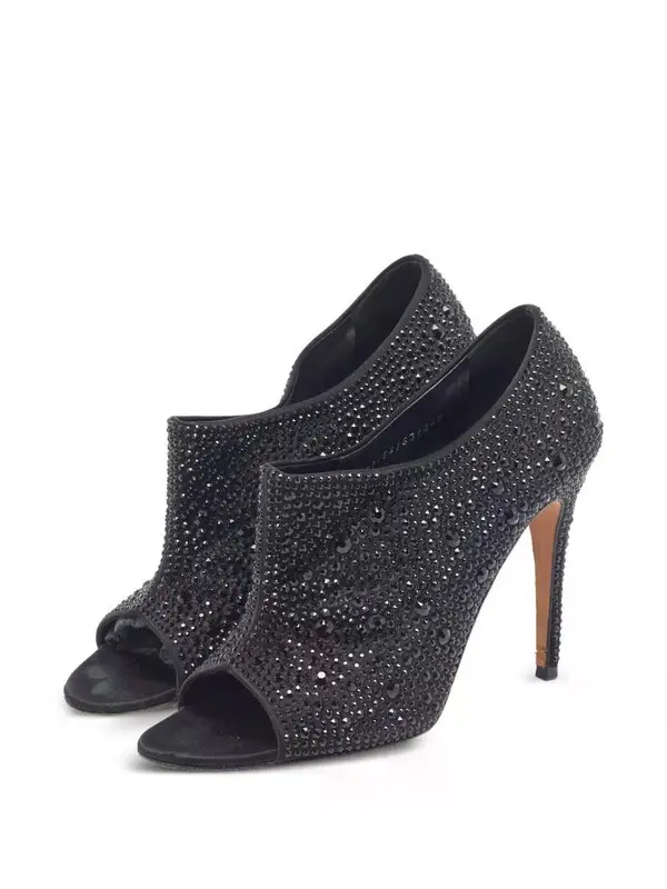 GINA Crystal Embellished Open-toe High Stiletto Sandals