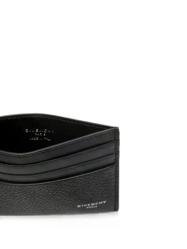 Givenchy Logo-print Grained Leather Card Holder