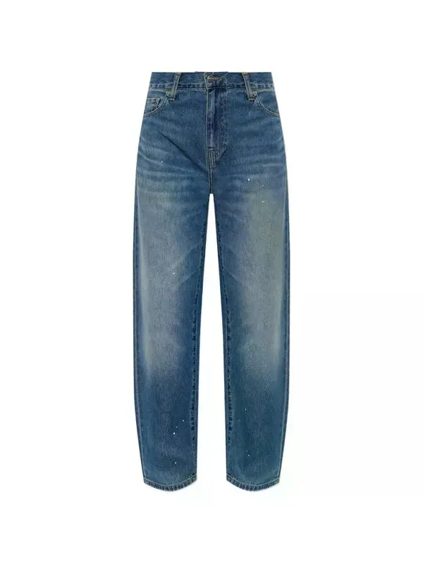 Carhartt Work In Progress Paint-splatter Straight-leg Jeans