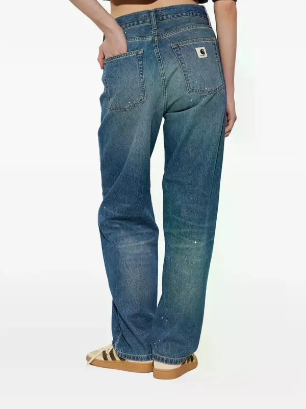 Carhartt Work In Progress Paint-splatter Straight-leg Jeans