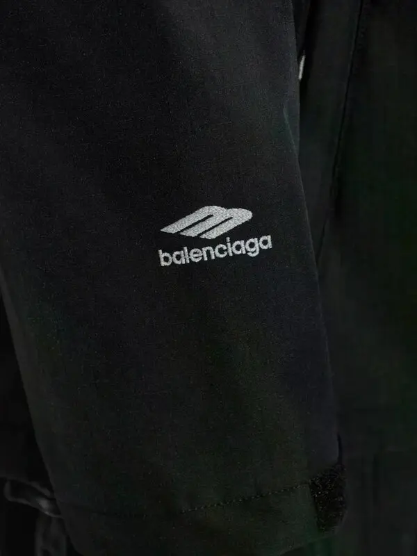 Balenciaga Logo Embroidered Jacket