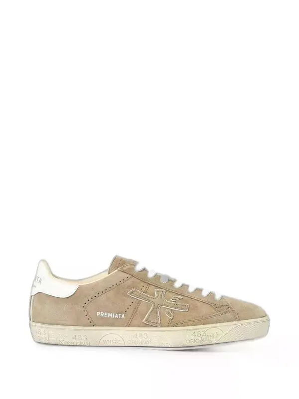 Premiata Steven Logo-patch Suede Sneakers