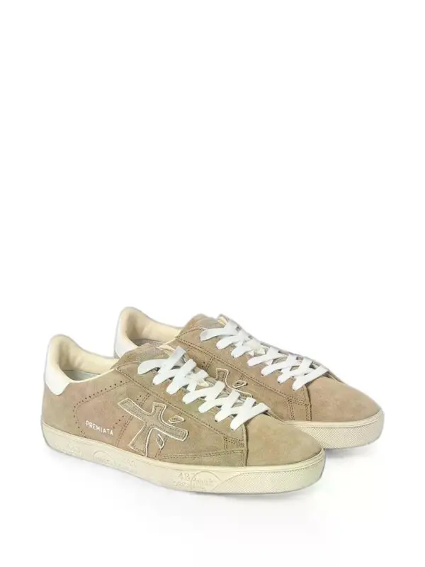 Premiata Steven Logo-patch Suede Sneakers