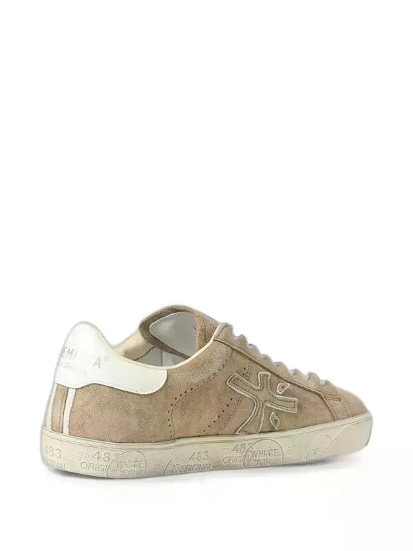 Premiata Steven Logo-patch Suede Sneakers