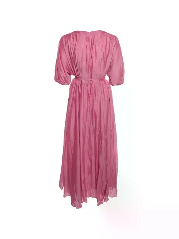 Max Mara Fresia Flared Maxi Dress - Pink