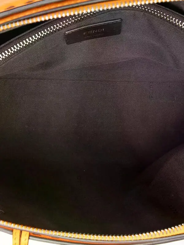 Fendi Leather Satchel - Orange
