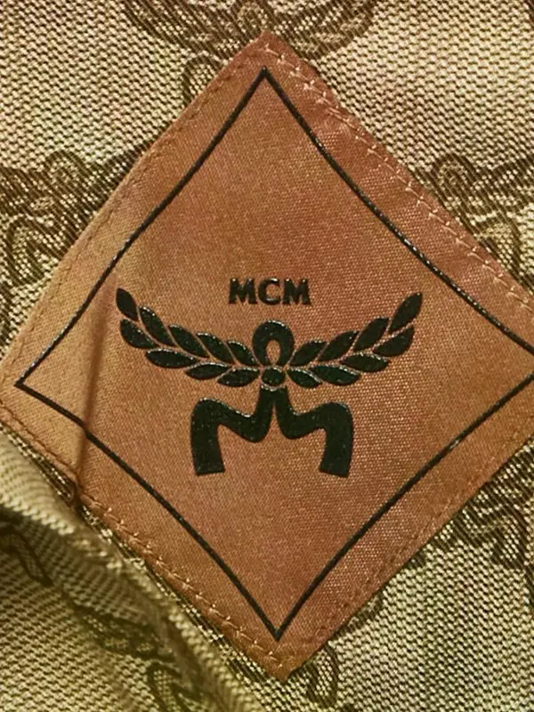 Mcm Monogram Belted Mini Dress