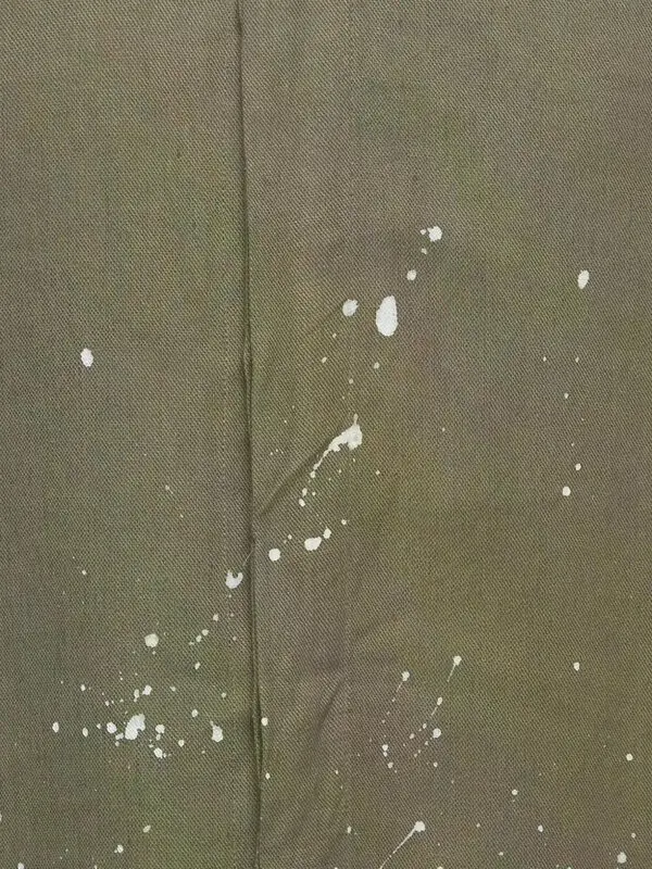 Palm Angels Logo-print Paint-splatter Shirt