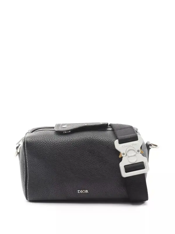 Dior Grained Calfskin Lingot 22 Crossbody Bag - Black
